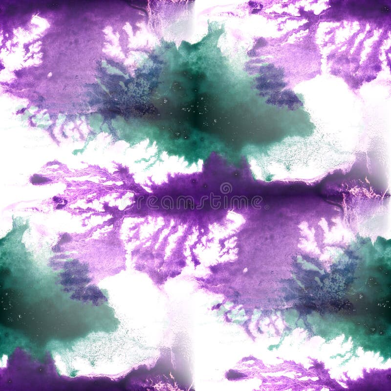 Mural Background Marsh, Lilac Seamless Pattern Stock Illustration ...