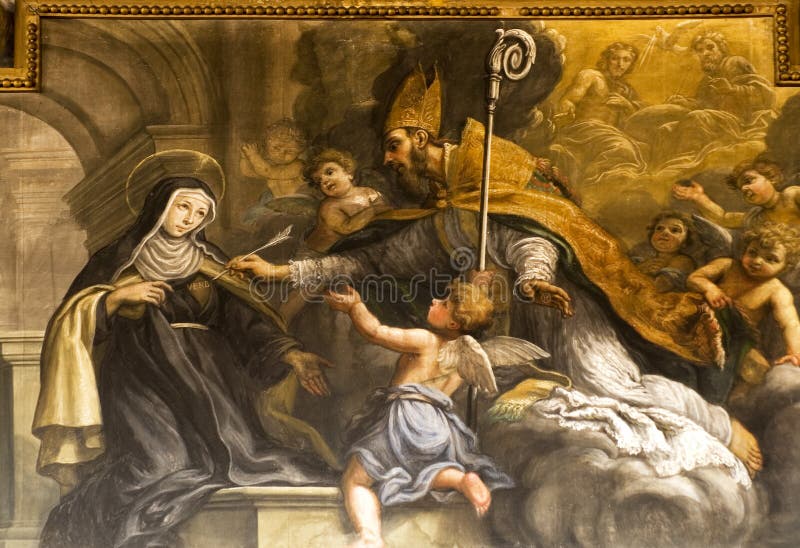 Religious paintings editorial stock photo. Image of gold - 14503873