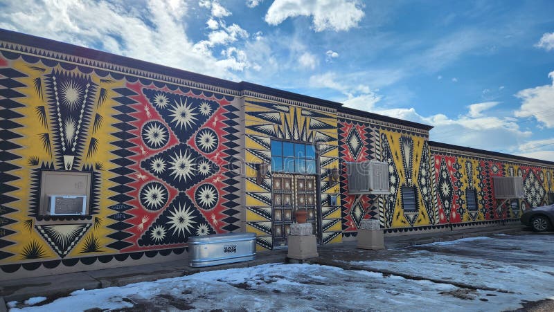 Mural Santa Fe Arts District Editorial Image - Image of streetart ...