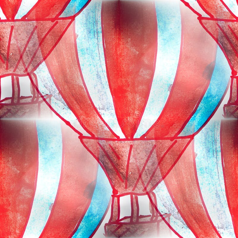 Mural Seamless Pattern Balloon Background Texture Stock Illustration ...