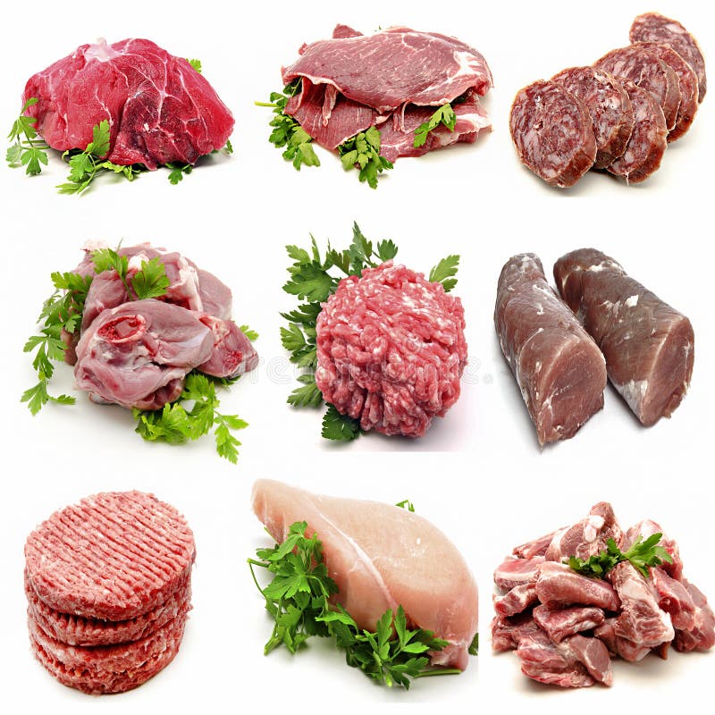 Raw meat assortment stock photo. Image of steak, fillet - 22802830
