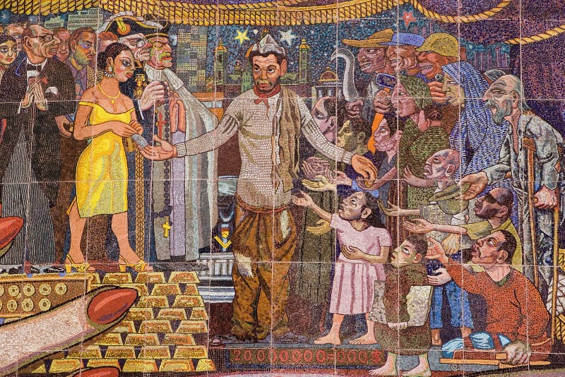 Murale di Diego Rivera fotografia editoriale. Immagine di particolare ...