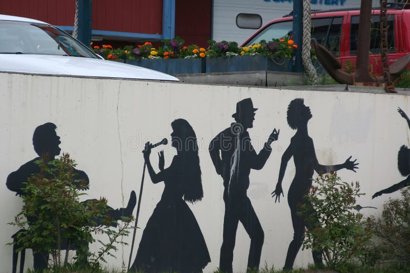 Murals in Anchorage Alaska editorial image. Image of alaska - 262232620