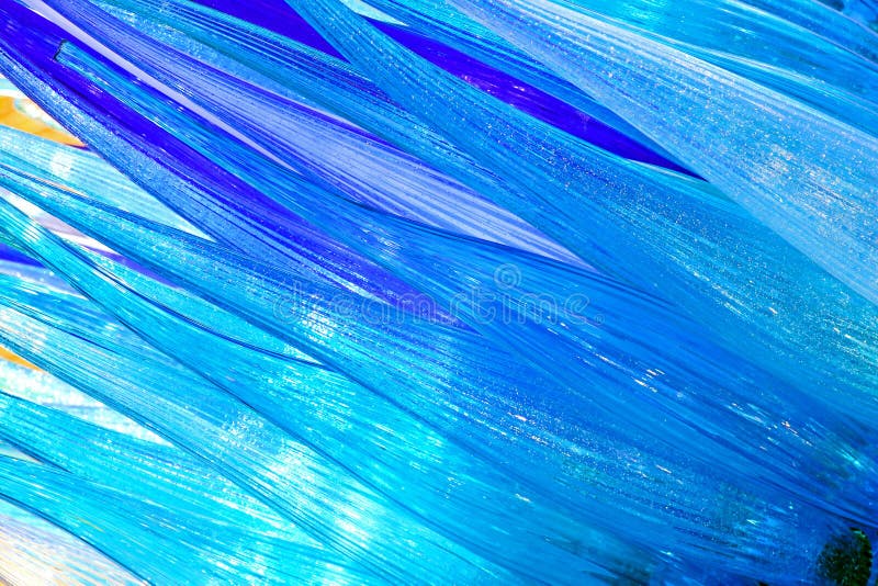 Blue Opaque Ice Crystal Glass Stock Image - Image of colorful, graphics ...