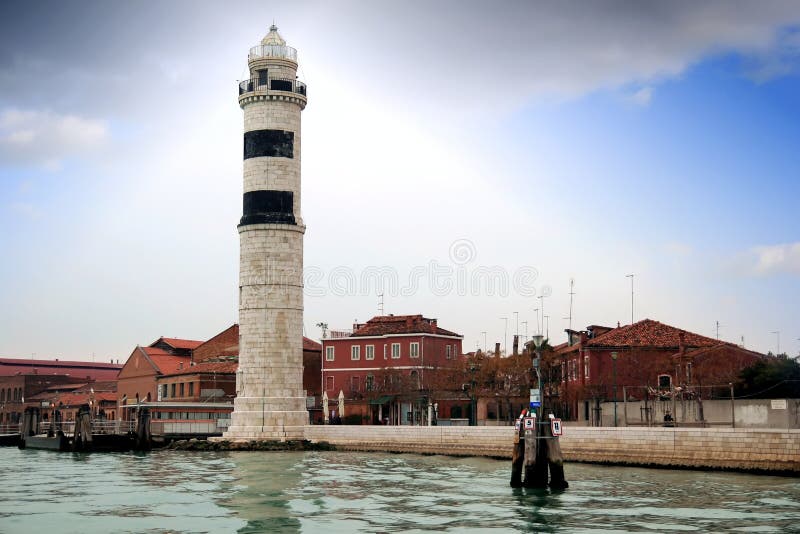 Murano Lighthouse stock image. Image of basilica, museum - 36578825