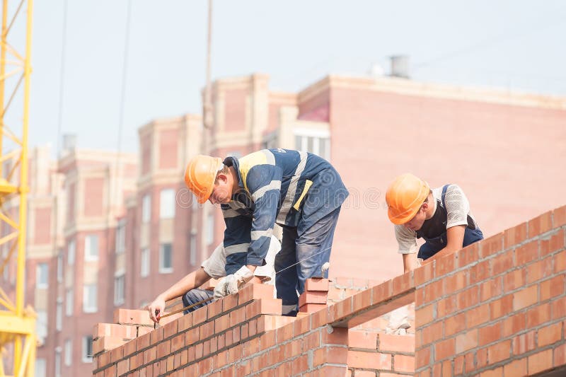 Muratore Del Lavoratore Del Muratore Della Costruzione Nell'ambito Del ...
