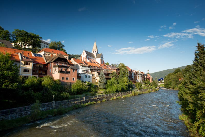 Murau, Austria immagine stock. Immagine di luce, cielo - 82754141