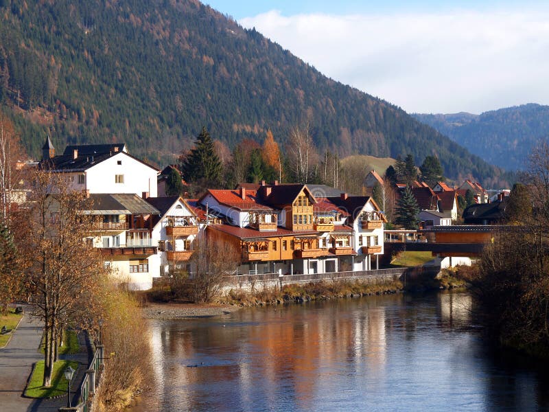 Murau view stock photo. Image of austria, mountains, colourful - 14386958