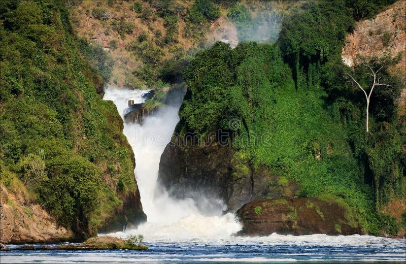 Murchison falls. stock image. Image of motion, bright - 15883279