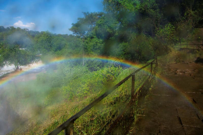 Murchison Falls Uganda Rainbow Stock Image - Image of river, beautiful ...