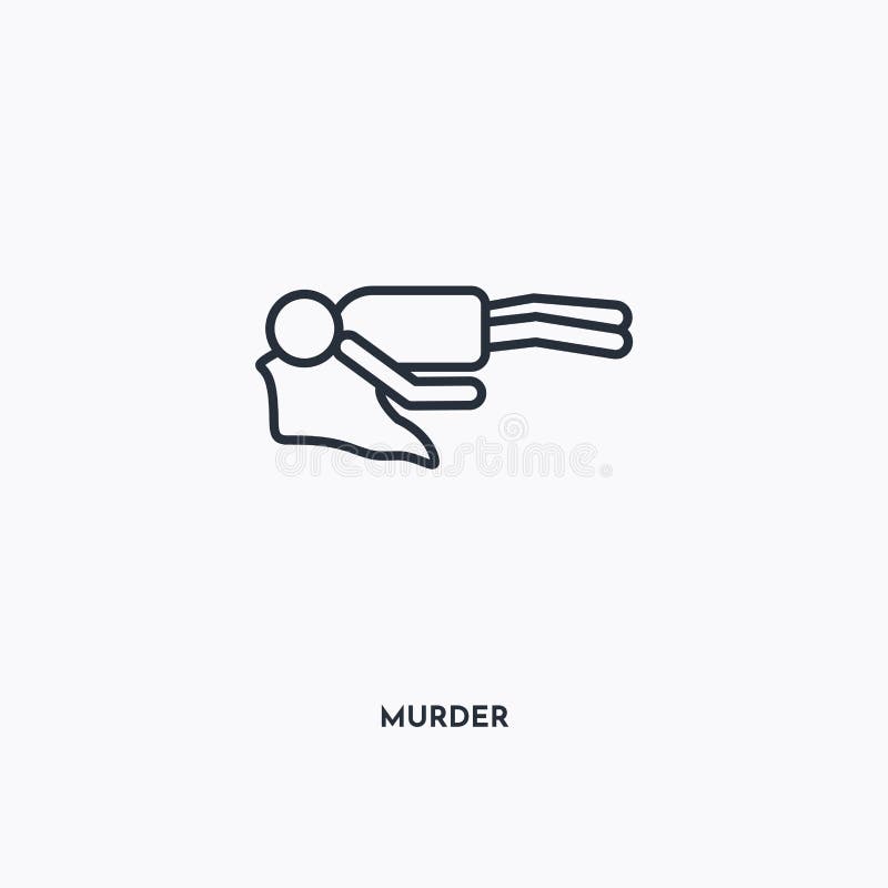 Murder outline texture stock illustration. Illustration of chalk ...