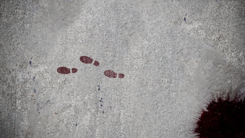 Footsteps Appearing and Disappearing on a Green Screen Stock Video ...