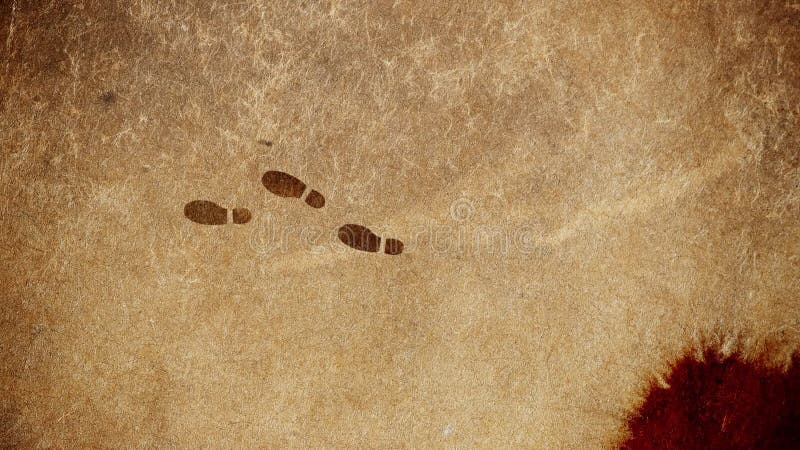 Murderer Footsteps Walking Away from Crime Scene Stock Video - Video of ...