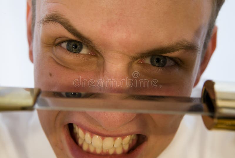 Murderous thoughts stock image. Image of face, snarl, concept - 4568897