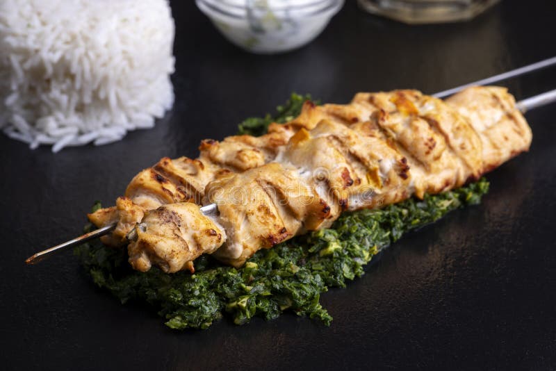 Murg palak stock photo. Image of basmati, indian, murgh - 255391382