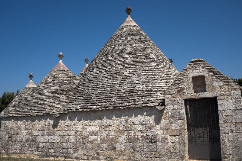 Murge (Apulia, Italy) - Trulli Stock Photo - Image of color, sunny ...