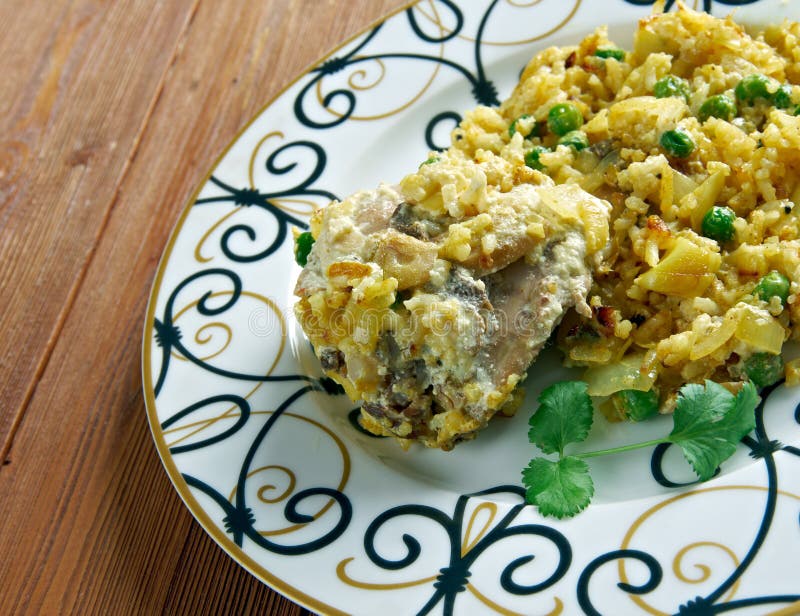 Murgh Pulao stock photo. Image of chilli, spices, dish - 64352454