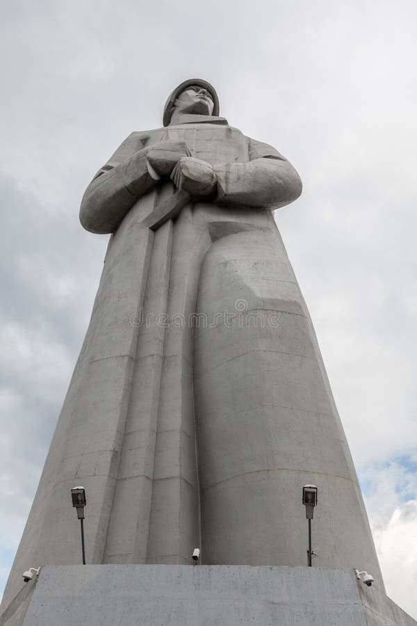 Murmansk Russian Federation August 06 2015 Monument Of Alyosha