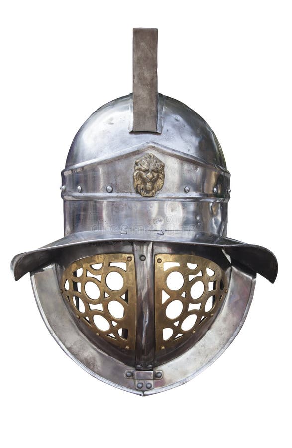 Murmillo Helmet. Ancient Roman Gladiator Reconstruction Stock Photo ...
