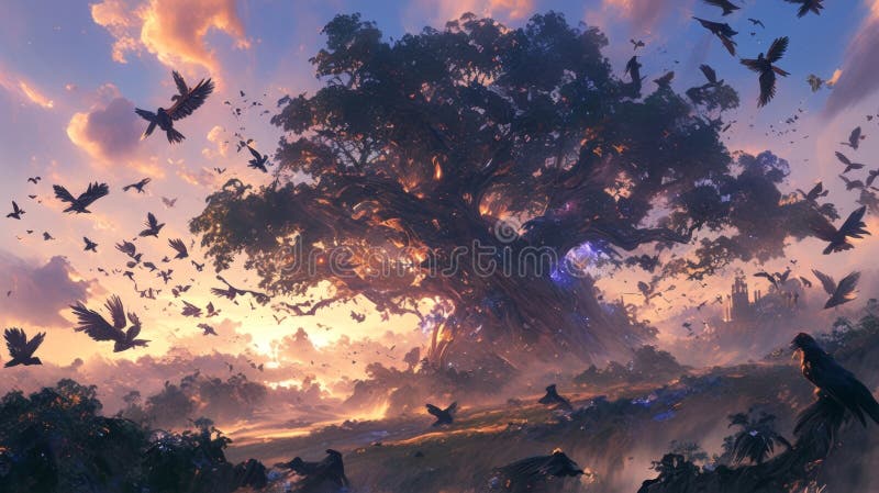 A Murmuration of Tiny Birds Flits about Their Movements Fluid and ...