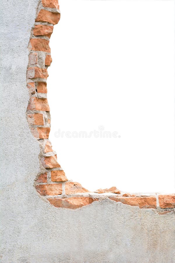 Muro de cimento quebrado foto de stock. Imagem de estrutura - 40864252