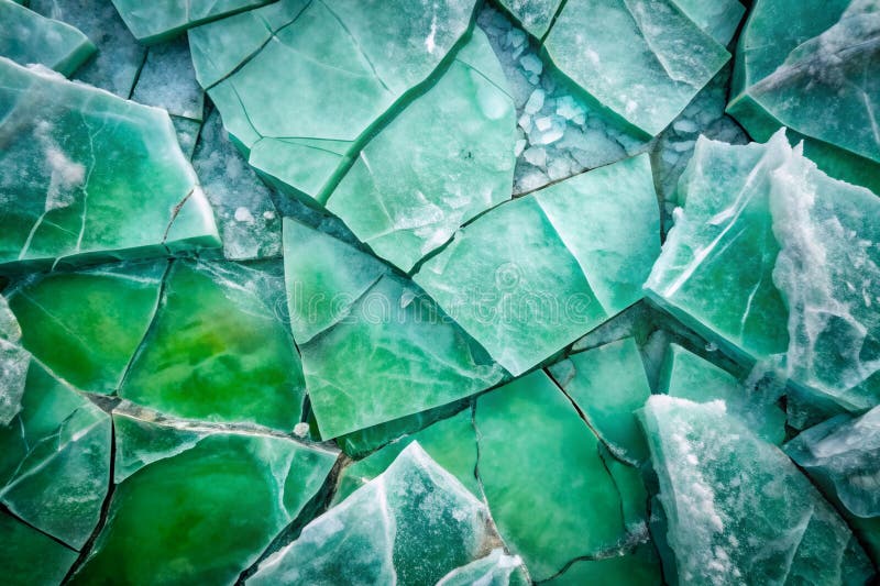 Muro De Hielo Agrietado Y Fragmentado De Color Verde Generative AI ... Muro De Hielo Agrietado Y Fragmentado De Color Verde Generative AI ...