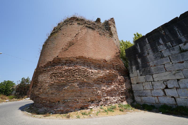 Muros Da Cidade De Iznik Turkiye Imagem de Stock - Imagem de castelo ...