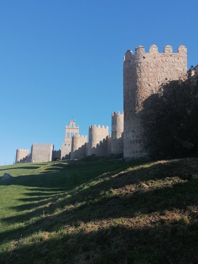 Muros de avila imagen de archivo. Imagen de roca, paredes - 238864693