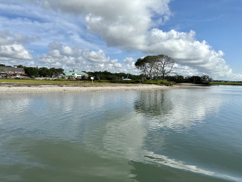 Murrells Inlet reflections stock image. Image of landscape - 328540749