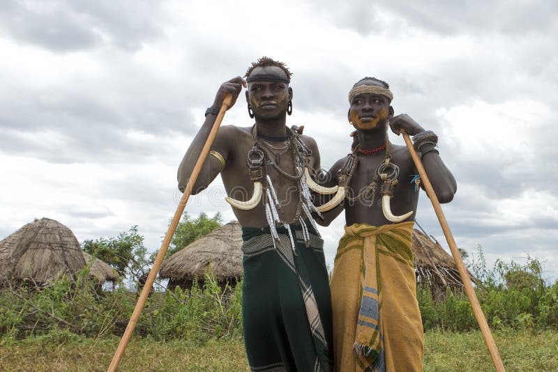 Omo Valley, South Ethiopia, Africa - Mursi Tribe Editorial Photography ...