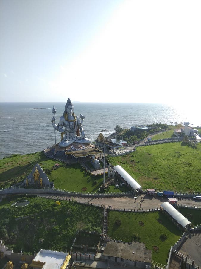 Murudeshwar Temple editorial photography. Image of murudeshwar - 163883067