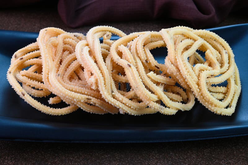 Closeup Murukku Snack stock photo. Image of snack, spicy - 312968316