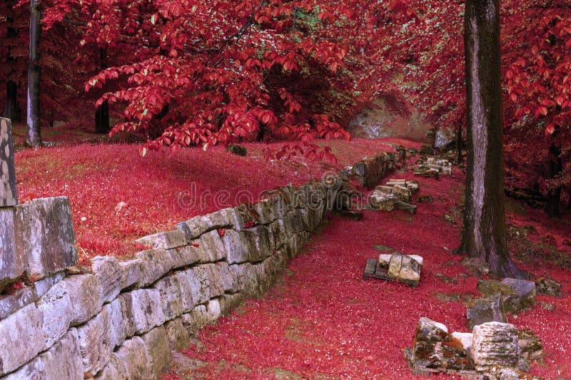 Murus Dacicus at Sarmizegetusa Stock Photo - Image of settlement ...