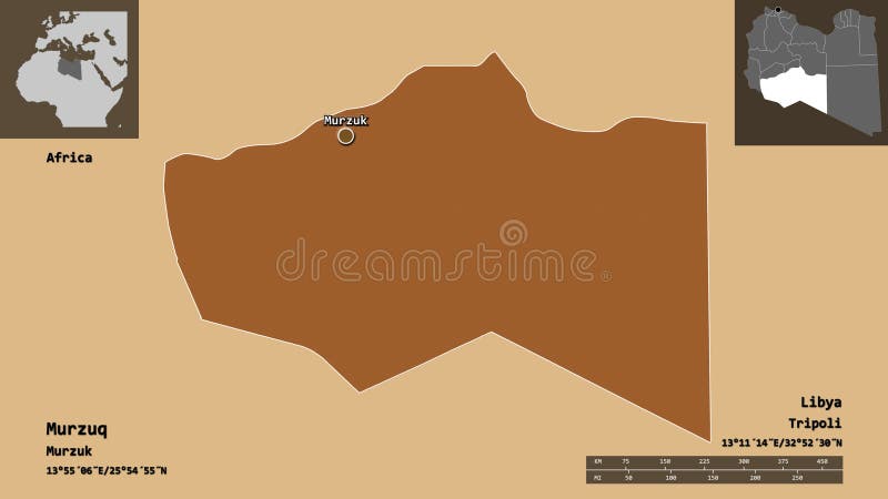 Murzuq, District of Libya,. Previews. Pattern Stock Illustration ...
