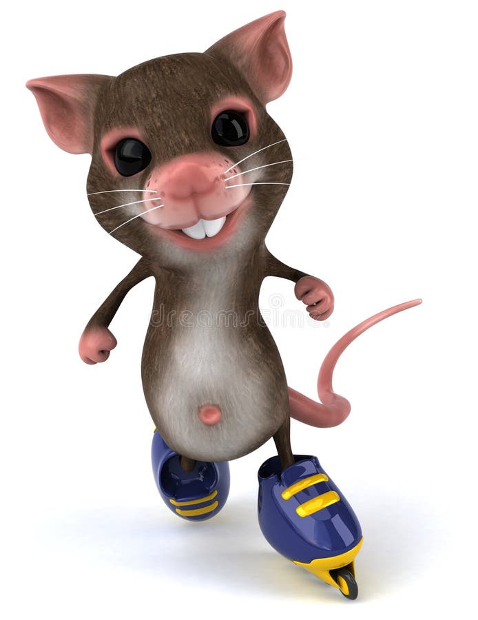 Tecknad Mus - Åh Nej! stock illustrationer. Illustration av blidka ...