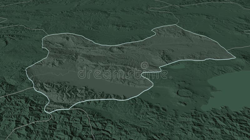 Mus, Turkey - Outlined. Administrative Stock Illustration ...