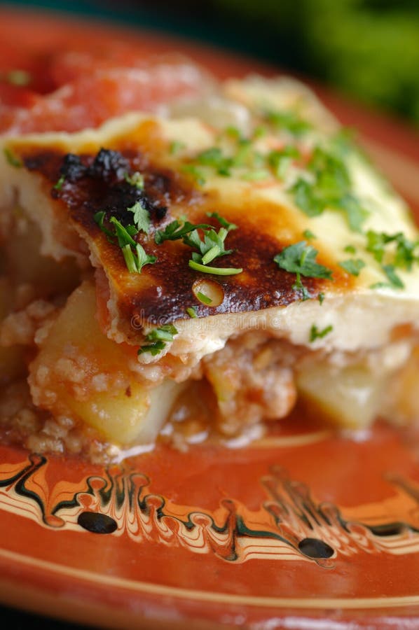 Musaka stock foto. Image of traditioneel, maaltijd, keuken - 12622118