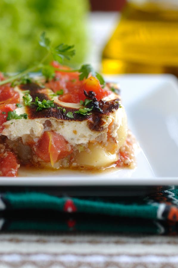 Musaka stock photo. Image of mousakas, musaqqa, food - 12622094