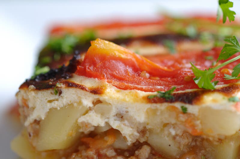 Musaka stock image. Image of mousaka, musaka, mussaka - 12622165
