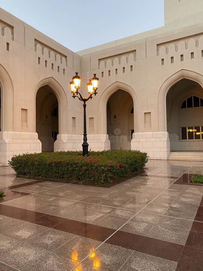 Muscat al alam palace editorial image. Image of plaza - 235085485