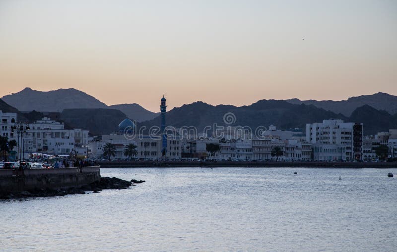 Muscat, capital of Oman stock image. Image of oman, cityscape - 271129705