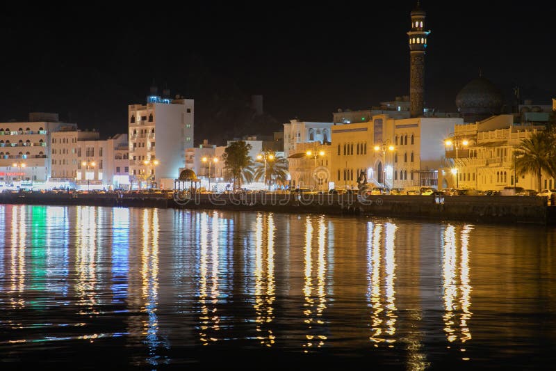 Muscat coastline, Oman editorial photo. Image of capital - 270807126