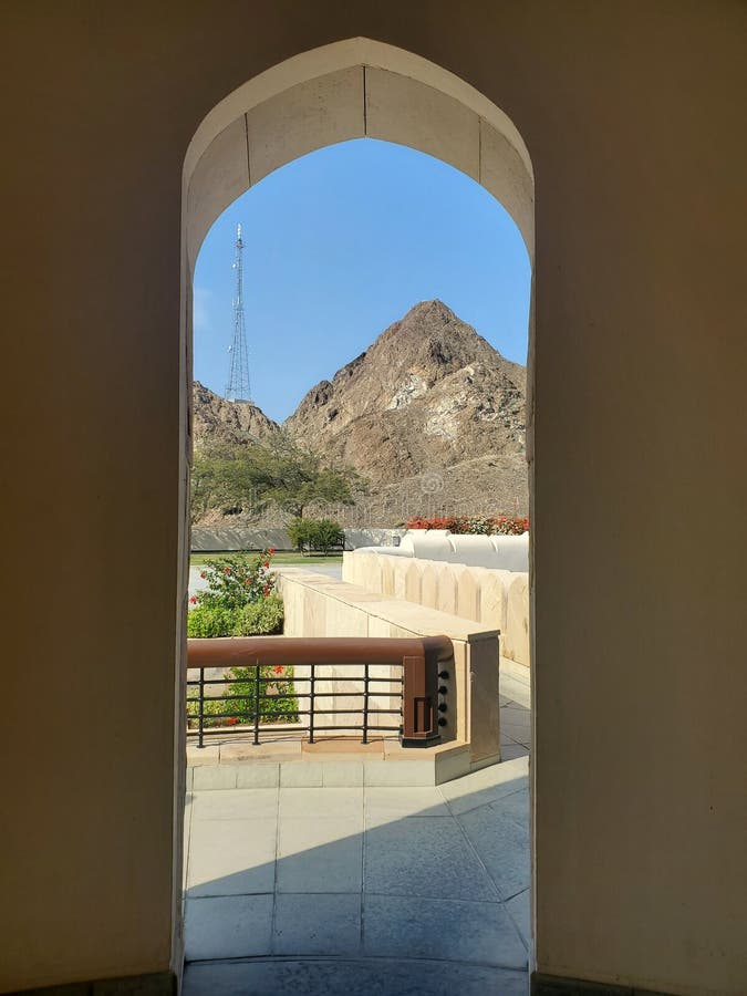 Muscat gate museum , Oman stock photo. Image of wood - 239255324
