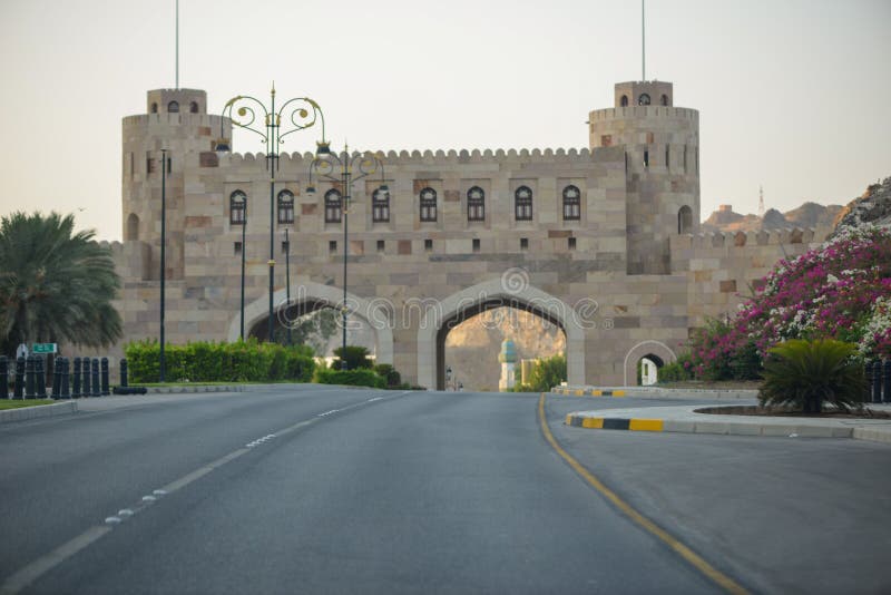 Muscat Gate, Oman stock photo. Image of muscat, tiles - 186693188