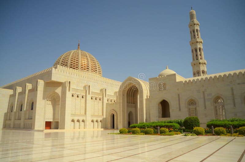 The Muscat mosk stock photo. Image of oman, muscat, muslims - 41003030