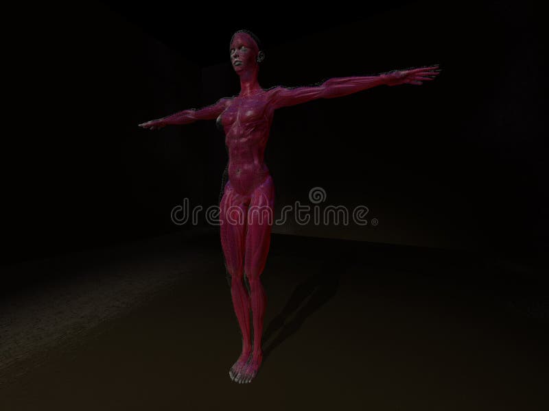 Muscle stock illustration. Illustration of horror, magic - 12180710