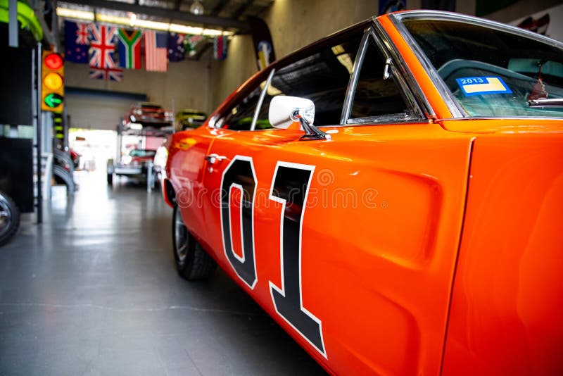 A Muscle Car with Racing Numbers Editorial Stock Image - Image of metal ...