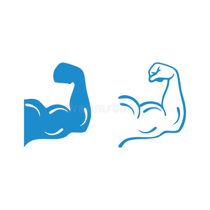 Muscle Icon Vector Design Symbol Stock Vector - Illustration of ...