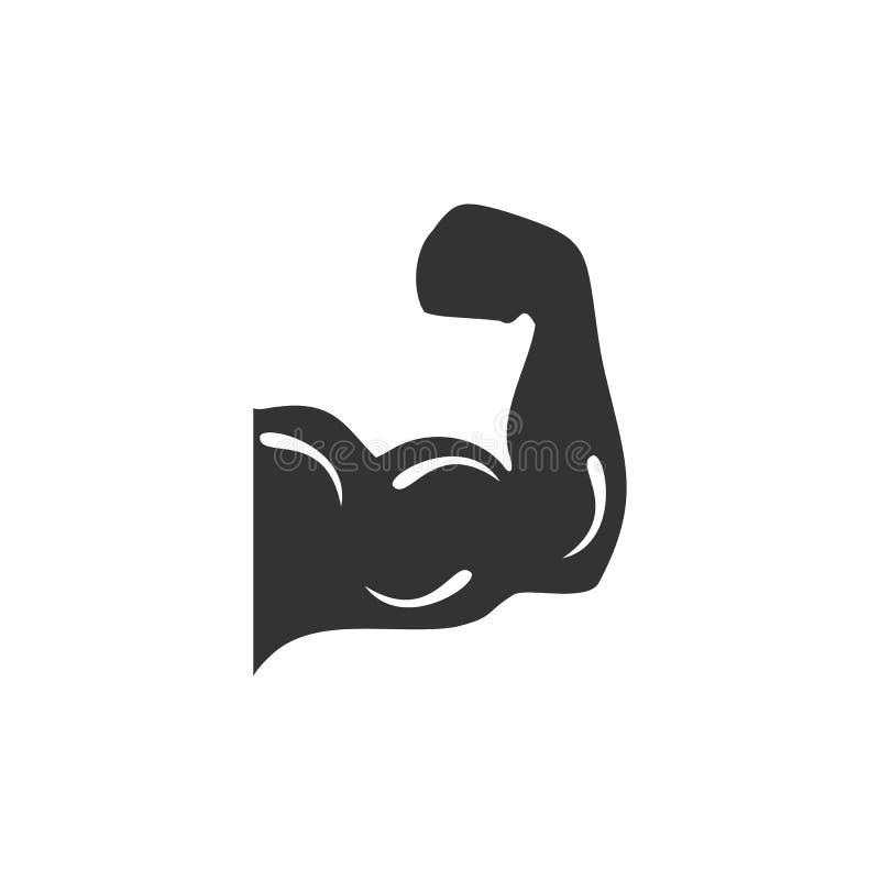 Muscle Icon Vector Design Symbol Stock Vector - Illustration of ...