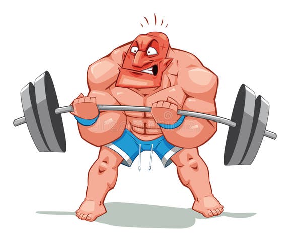 Cartoon Muscle Man Stock Illustrations – 27,235 Cartoon Muscle Man ...